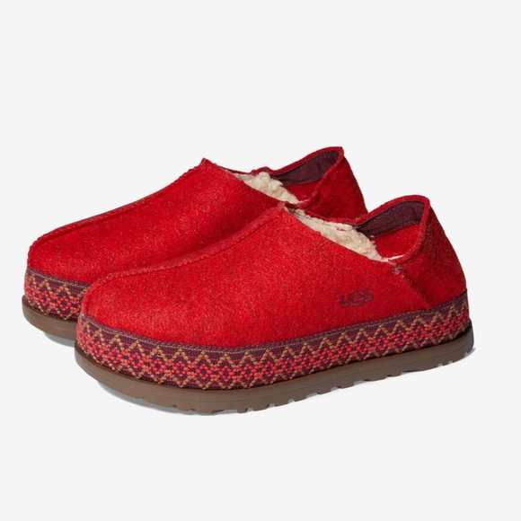 UGG | Shoes | New Ugg Refelt Tasman Slipper In Red | Poshmark